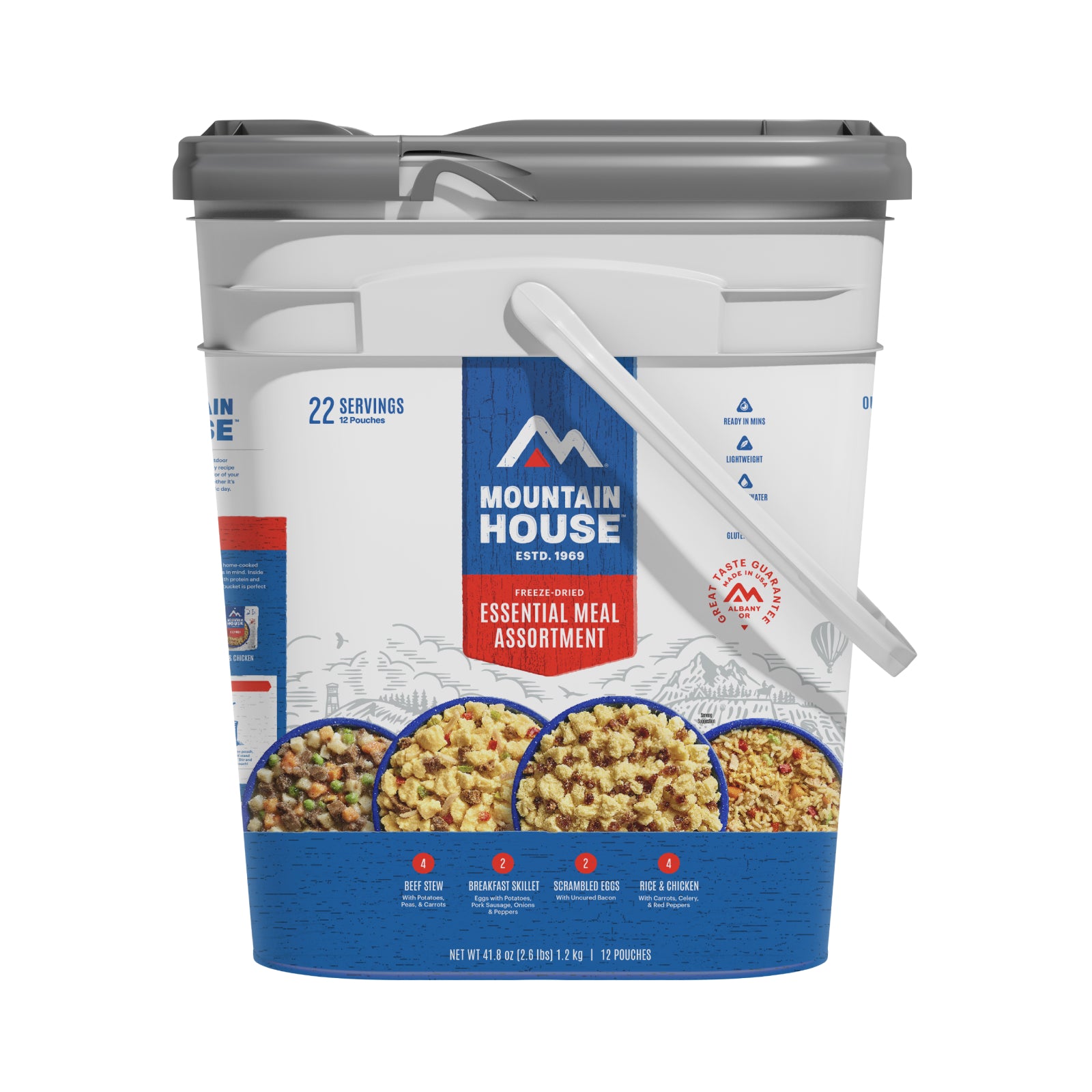 Essential Assortment Bucket - Gluten-Free Meals | Mountain House