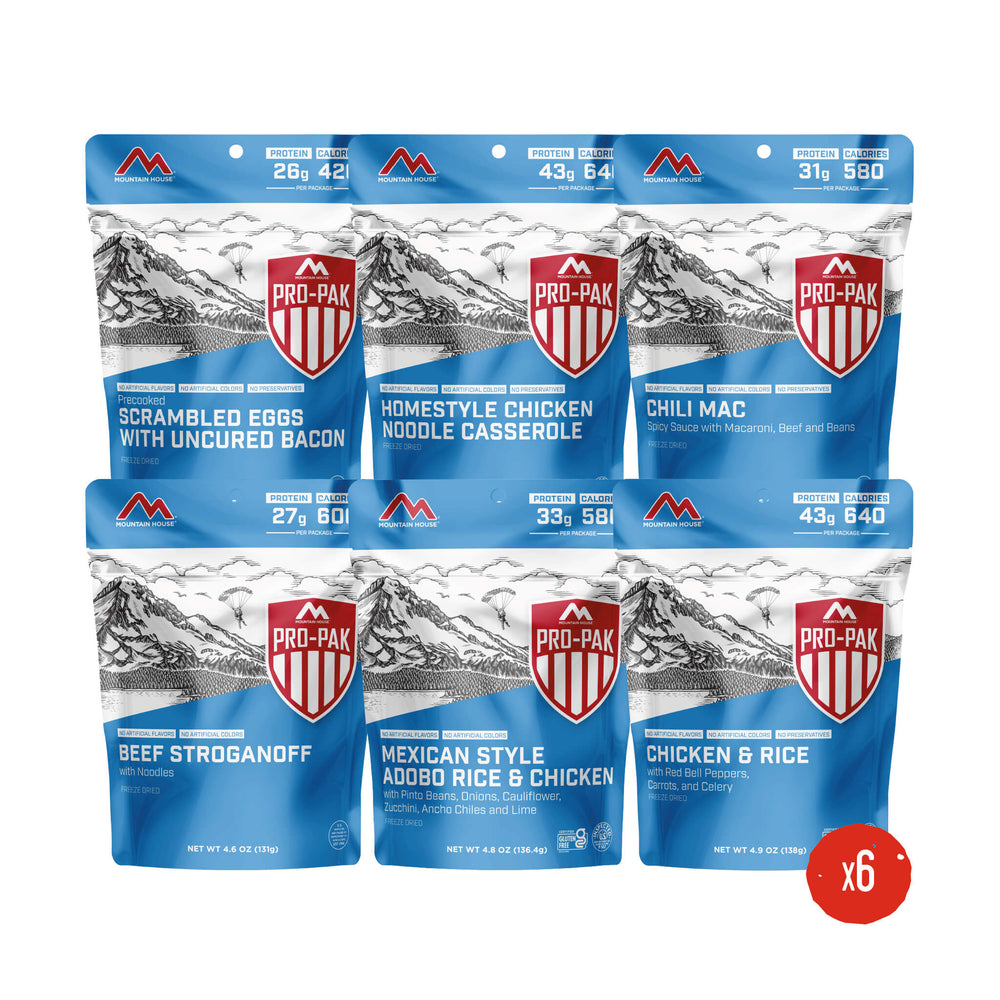 Backcountry Adventure Kit: High-Calorie Meals - Mountain House