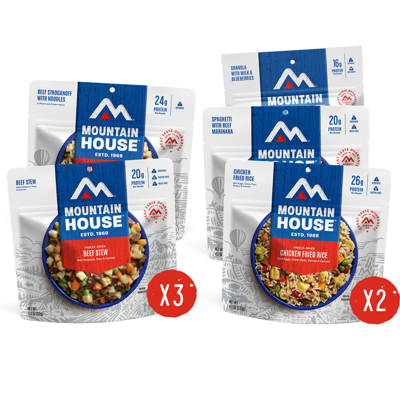 Mountain House Classic Food Assortment Bucket